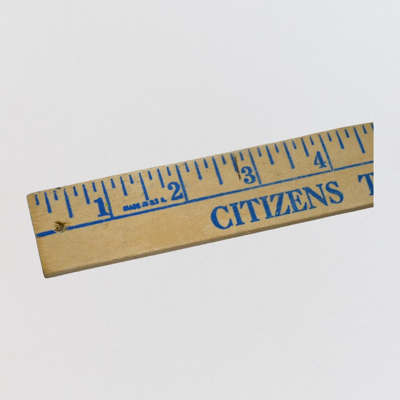 Vintage Wooden Tri-fold Advertising Ruler 36 Inches Made in USA ...