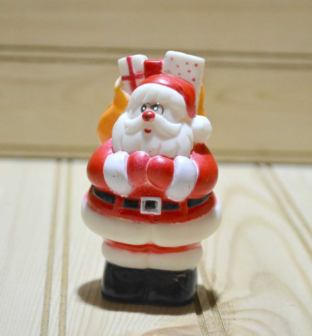 Vintage Rubber Santa Claus Christmas Decor Holiday Decoration - Etsy