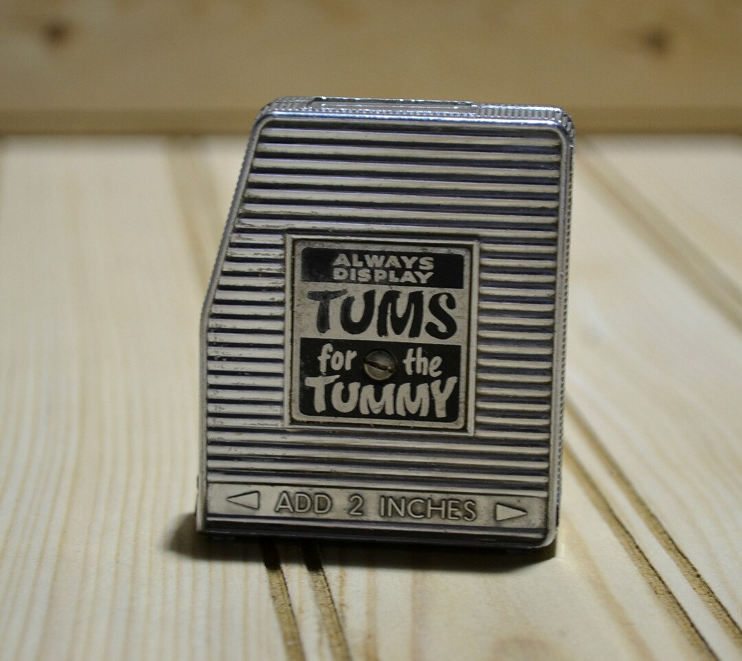 Vintage Tums Tape Measure K+E Made in USA Tums for the Tummy Medicine ...