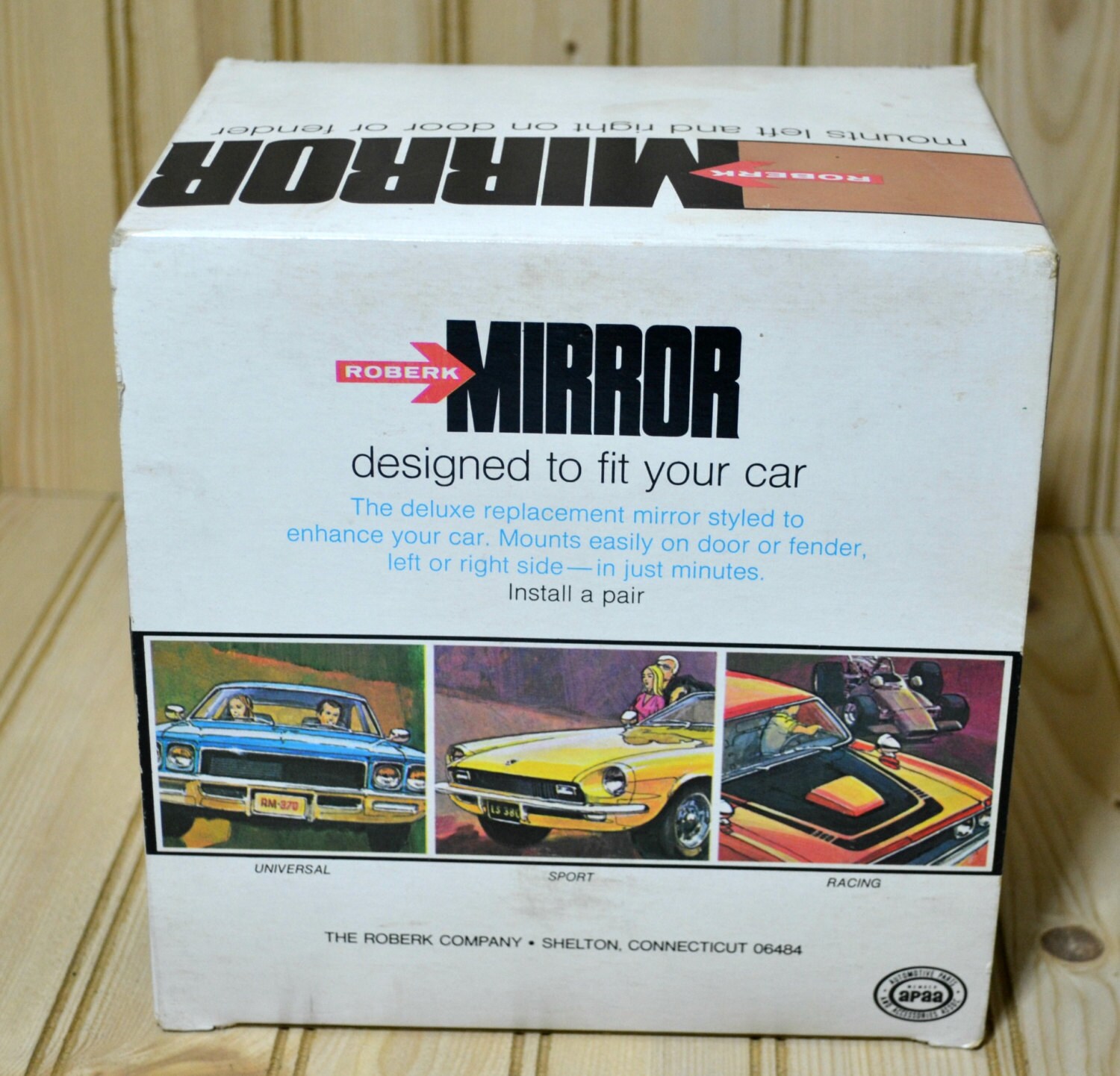 Vintage Roberk Racing Mirror Model 360 Performance Stock Sports ...
