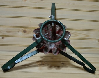 Red Metal Tree Stand - Etsy