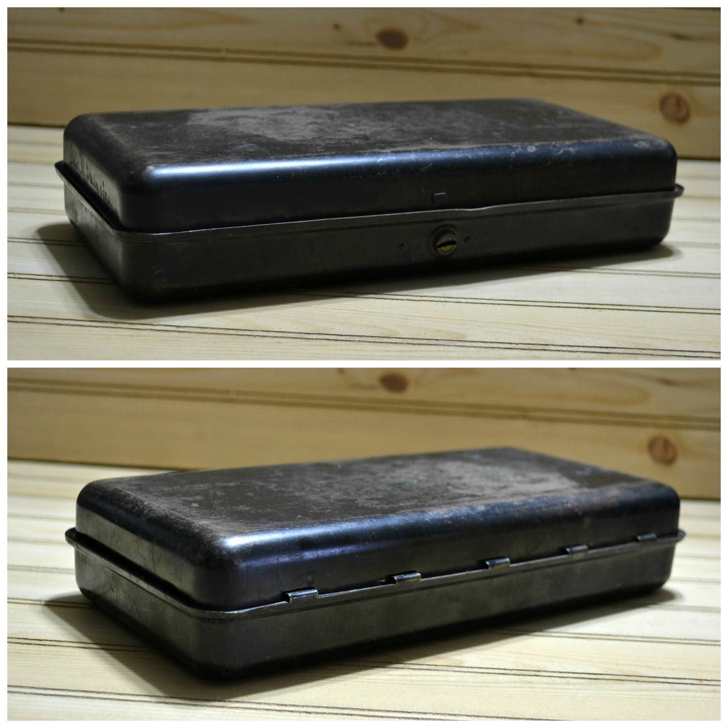 Vintage Liberty Bond Box Metal Black Storage Bank Money Collectible ...