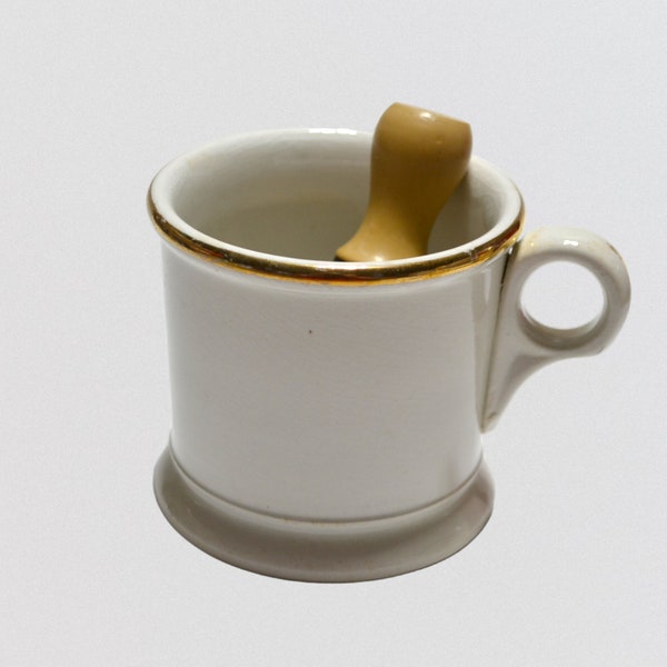 Ceramic Shaving Mug - Etsy