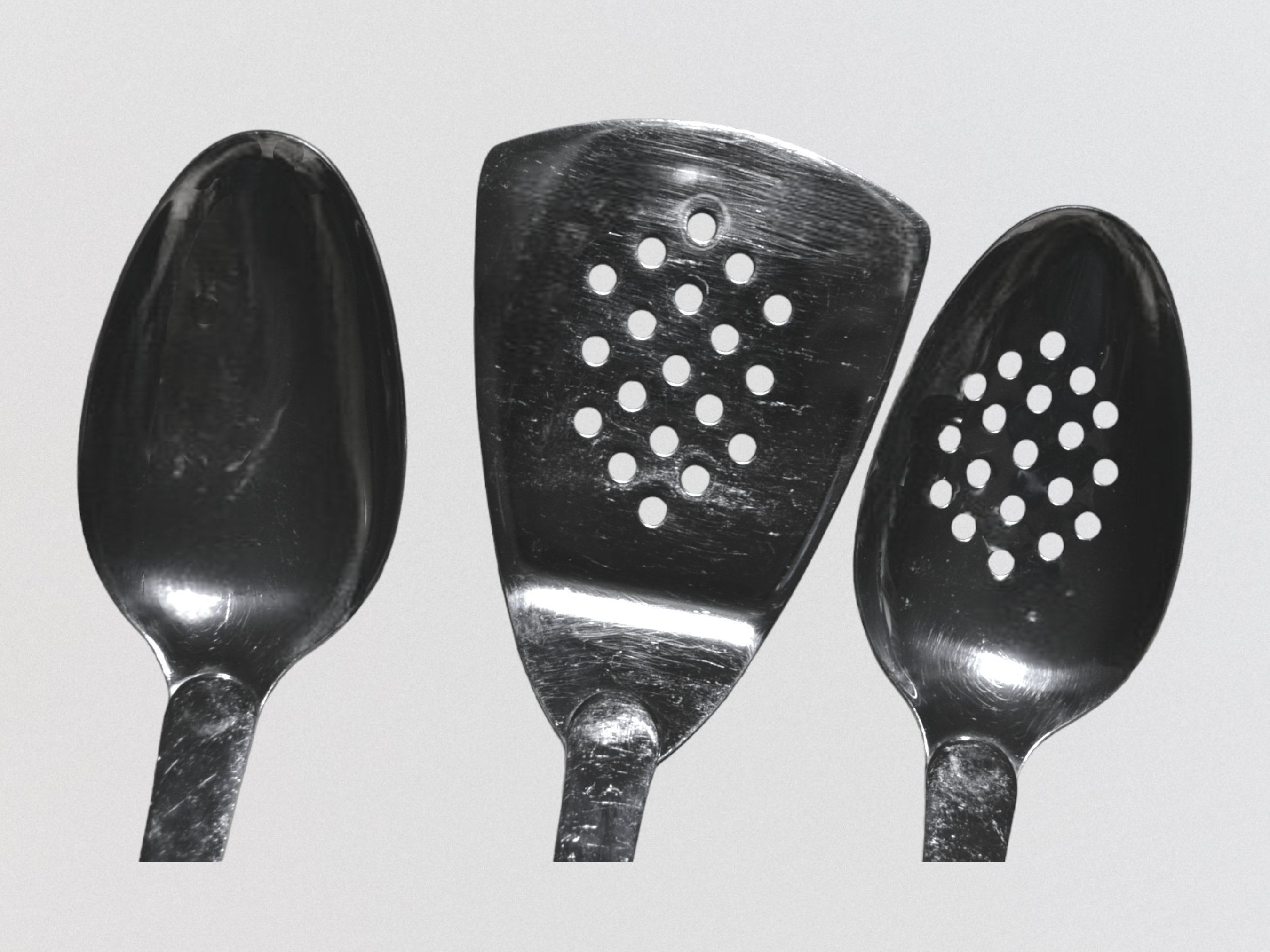 Vintage 1990s Oneida Stainless Kitchen Cooking Utensils Tools Slotted ...