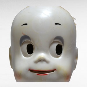 Vintage 1960s Casper the Friendly Ghost Hard Plastic Head Only Eyes ...