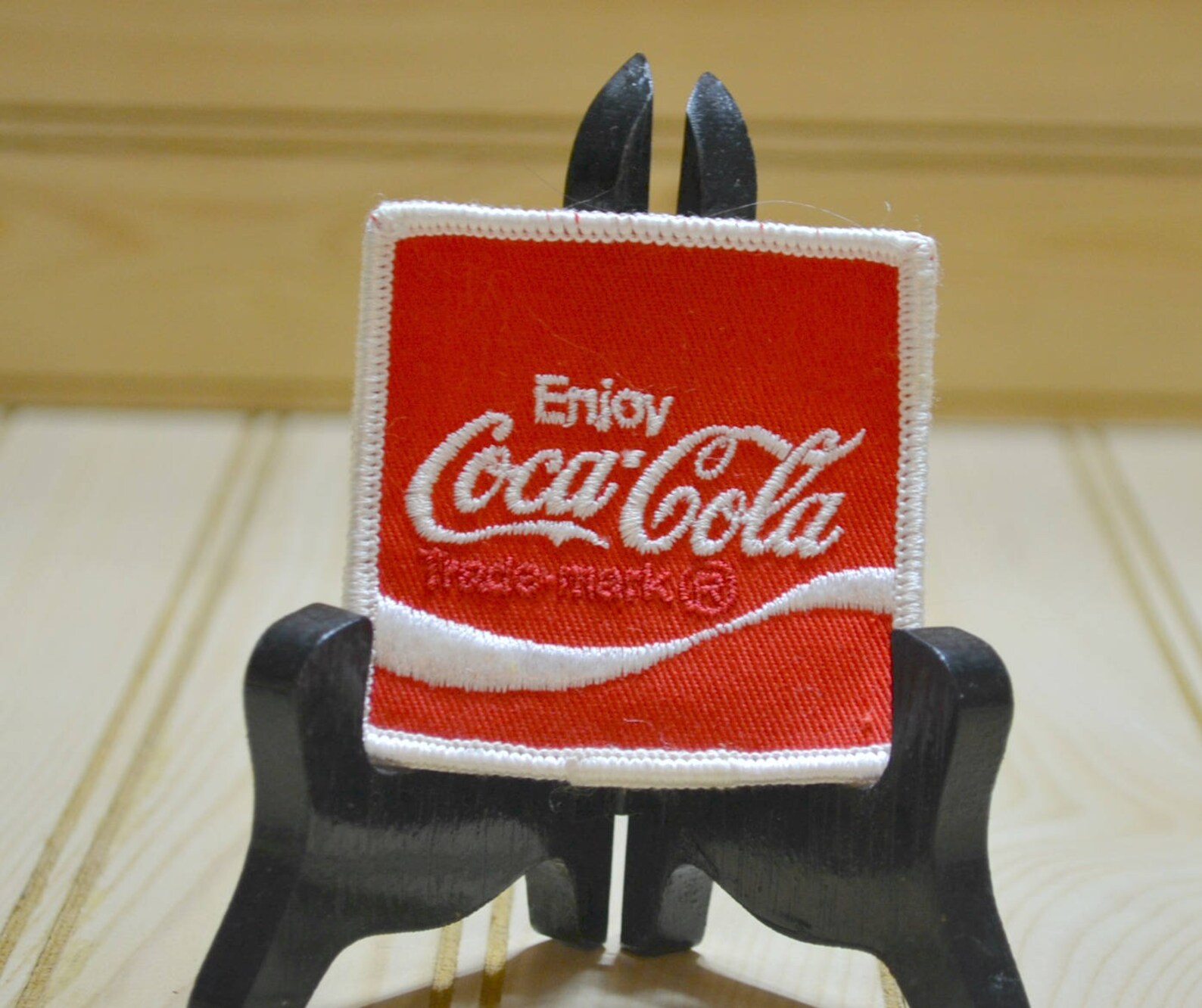 Vintage Coke Patch Enjoy Coca-cola Embroidered Applique Collectible ...