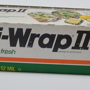 Vintage 1980s Handi-wrap II With Cling Plus Dow 200 Sq Ft Unopened Sold ...