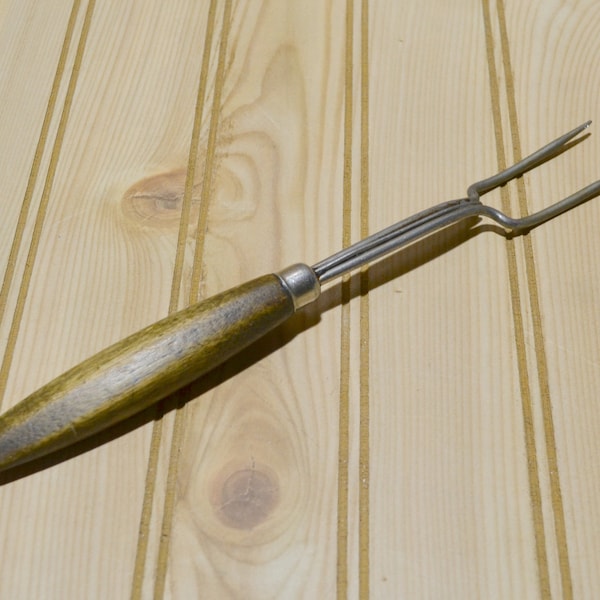 Antique Forks With Wooden Handle - Etsy