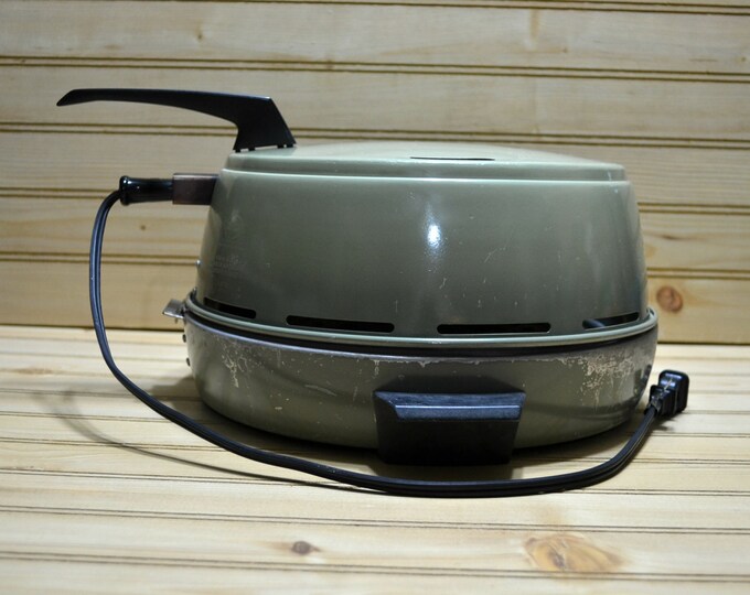 Vintage Mirror Electric Indoor Broiler Grill Oven Appliance Tabletop ...