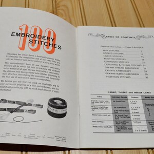 Vintage Coats & Clark's Book No. 150-B One Hundred Embroidery Stitches ...