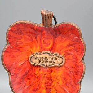 Vintage Treasure Craft Leaf Shape Daytona Beach Florida Souvenir ...