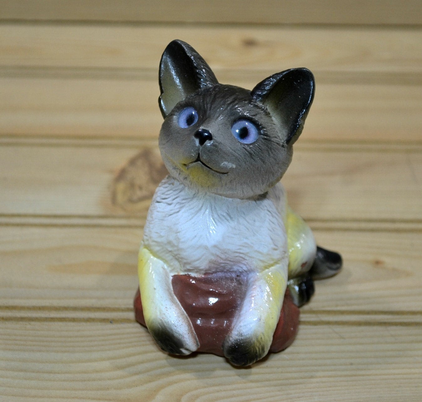 Vintage Rubber Vinyl Cat Toy 1990 Collectible New Ray Novelty Made in ...
