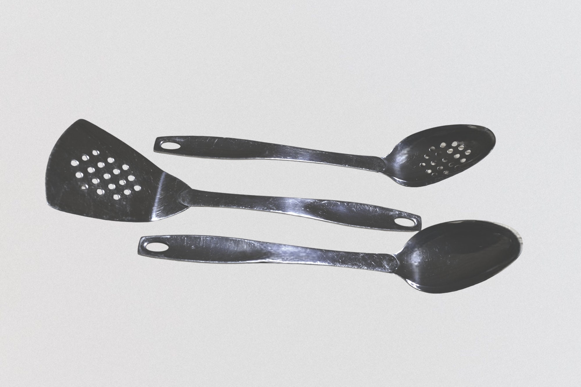 Vintage 1990s Oneida Stainless Kitchen Cooking Utensils Tools Slotted ...