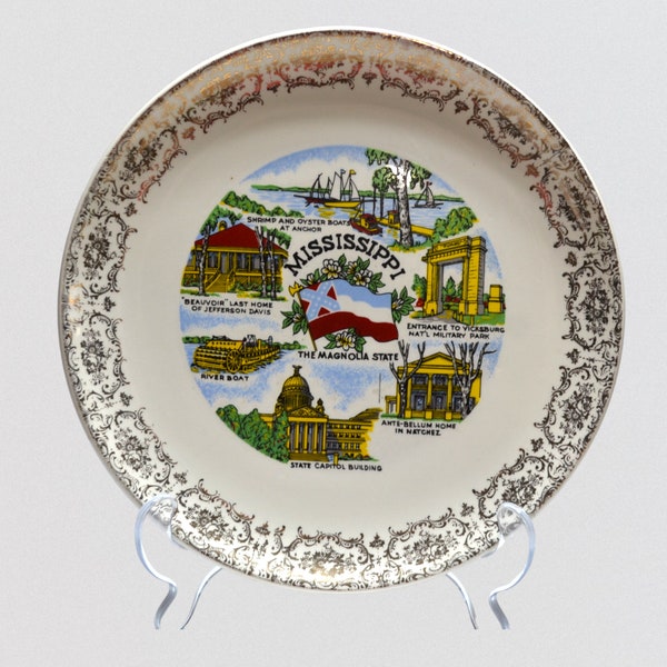 State Souvenir Plate - Etsy