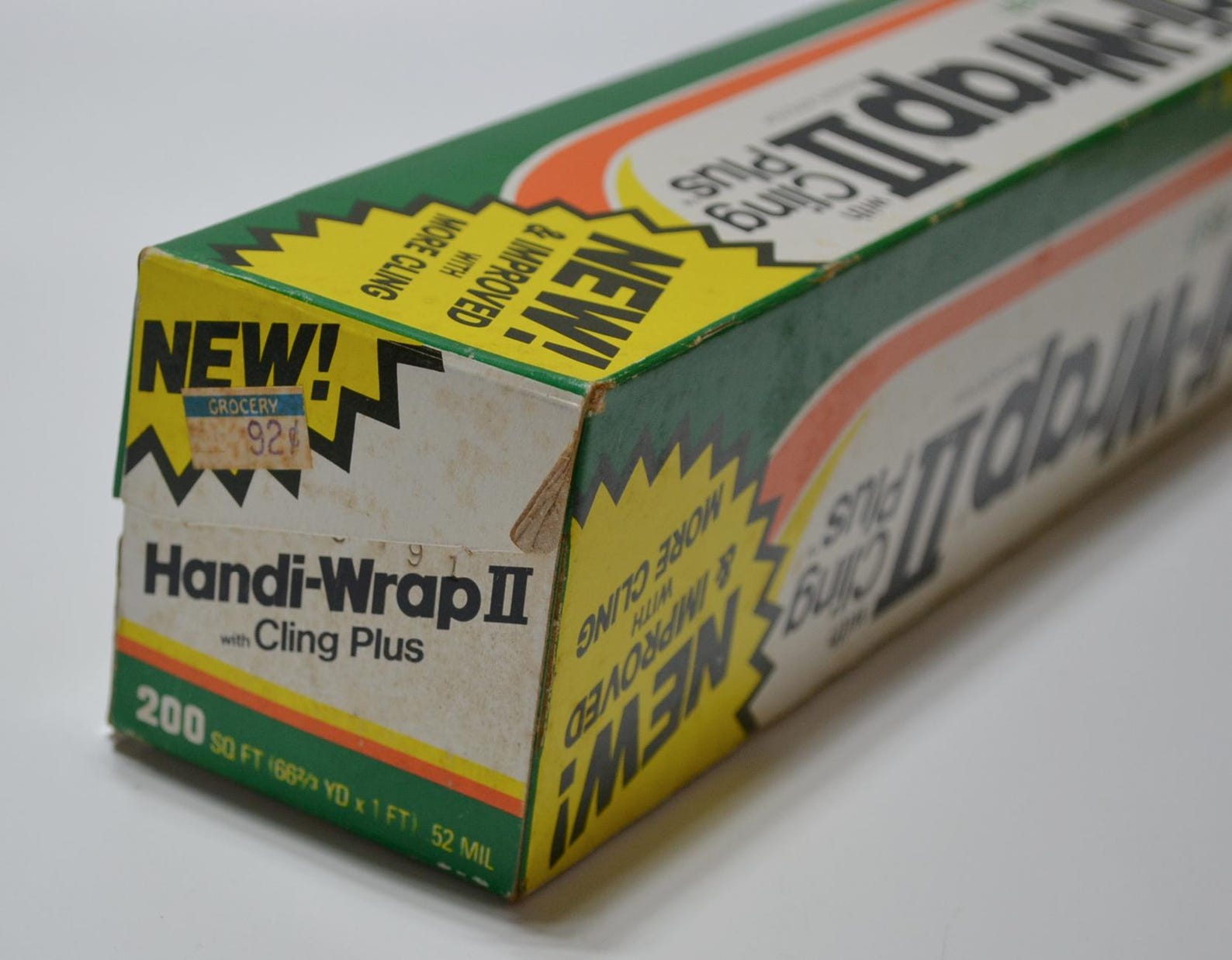 Vintage 1980s Handi-wrap II With Cling Plus Dow 200 Sq Ft Unopened Sold ...