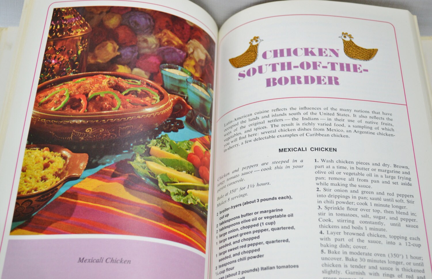 Vintage Cookbook 1960s Family Circle Great Chicken Recipes Hardback - Etsy