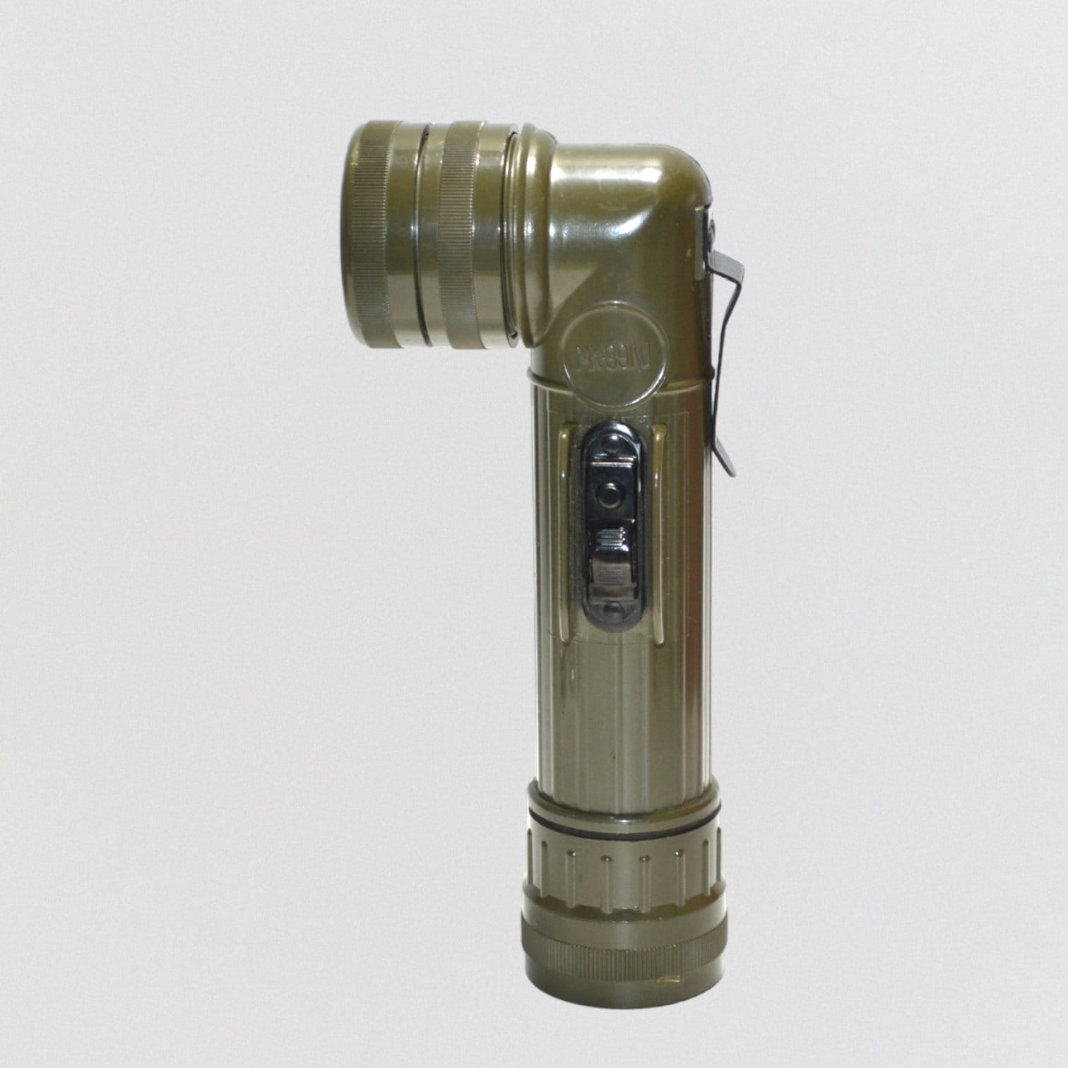 Vintage Military Flashlight With 2 Lenses Olive Green Fulton MX991/U ...