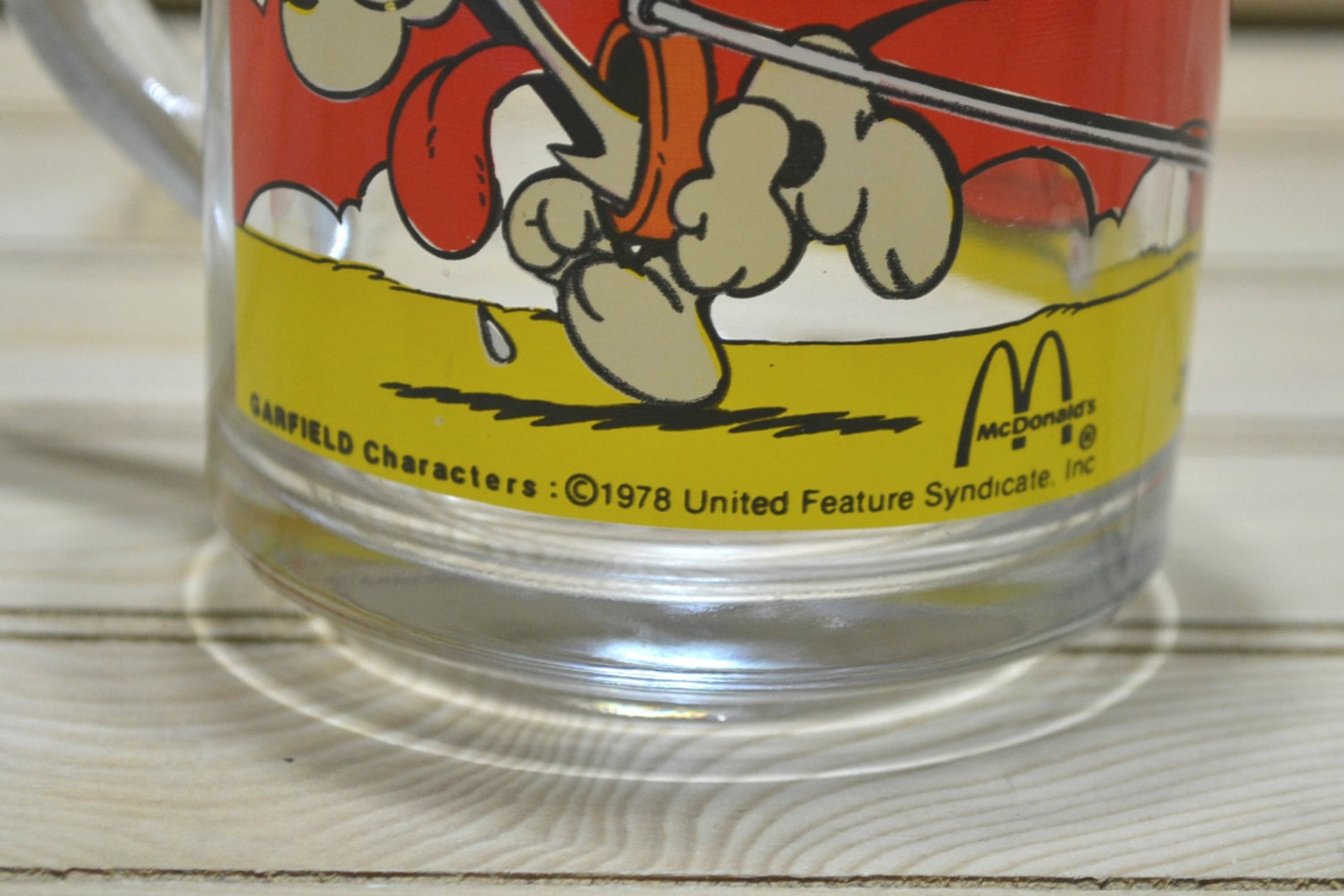 Vintage Garfield Mug 1970s Mcdonalds Odie Jim Davis United Feature ...