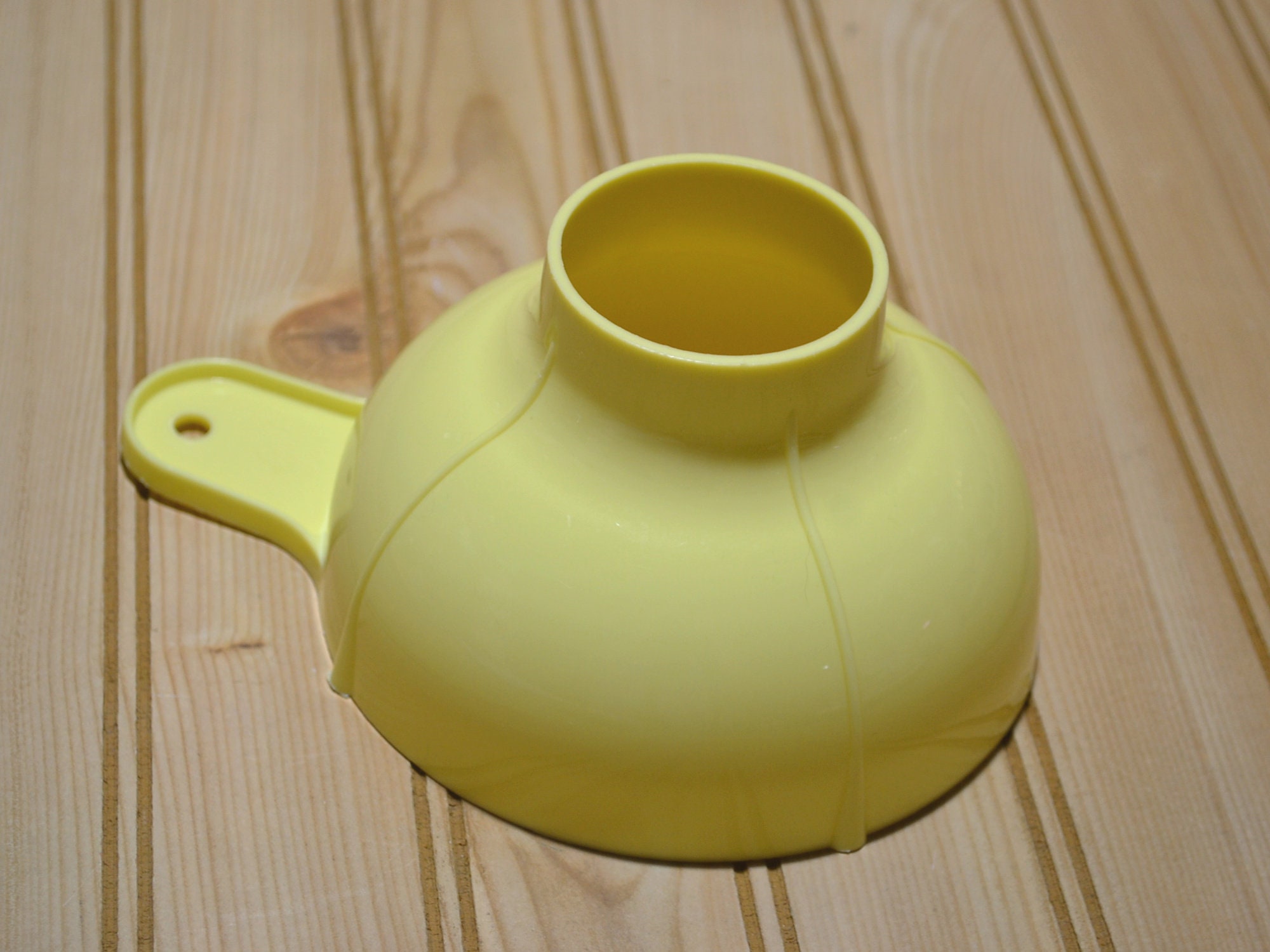 Vintage Foley Wide Mouth Funnel Canning Plastic Yellow Kitchen Utensil ...