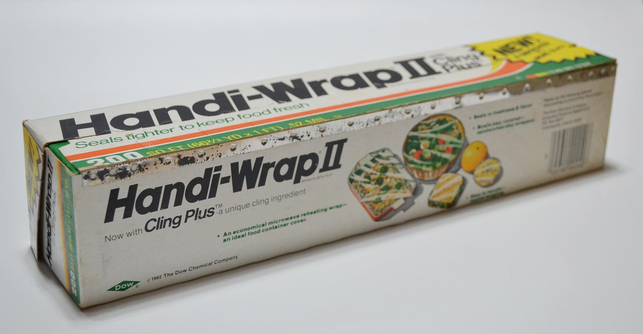 Vintage 1980s Handi-wrap II With Cling Plus Dow 200 Sq Ft Unopened Sold ...