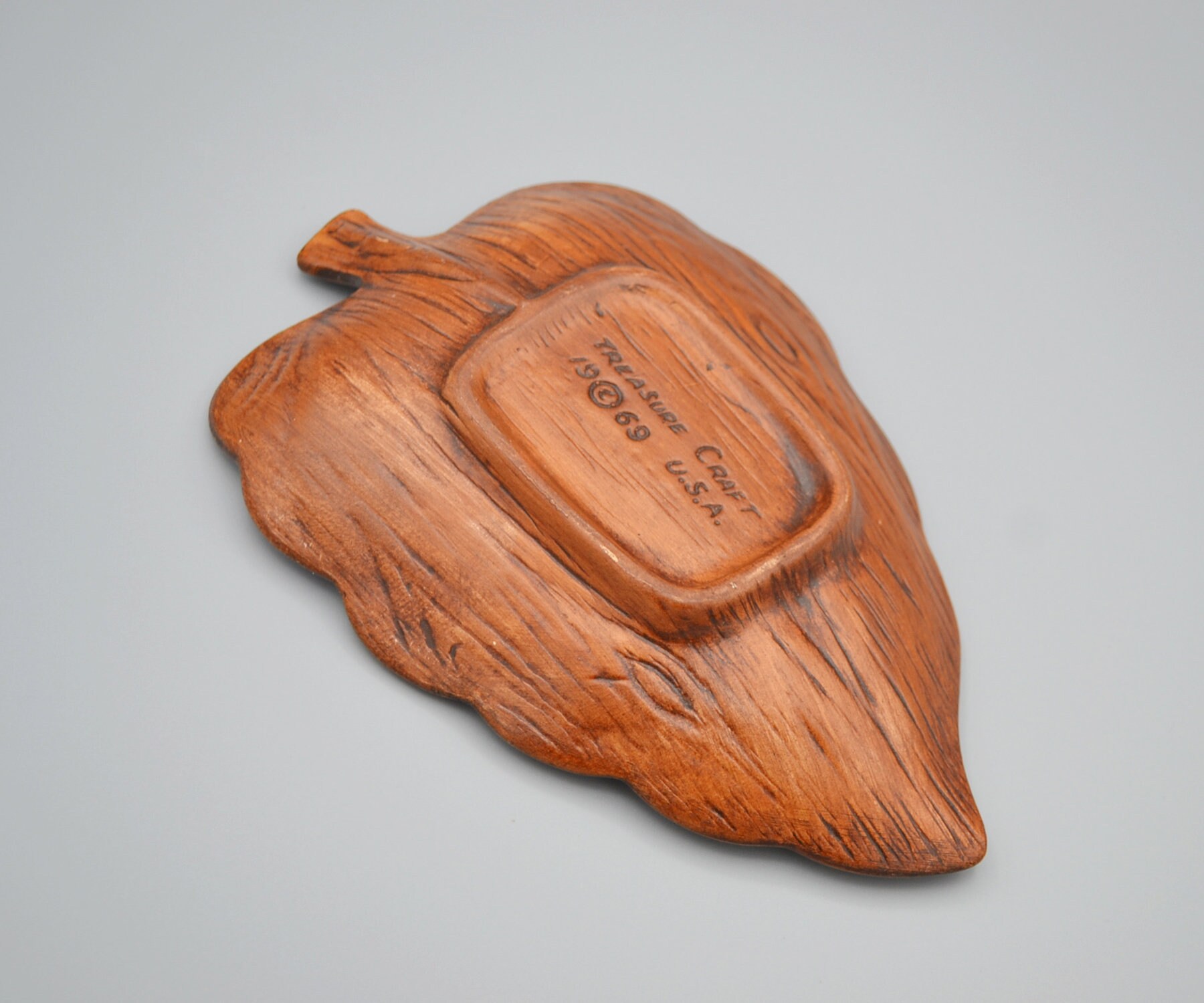 Vintage Treasure Craft Leaf Shape Daytona Beach Florida Souvenir ...