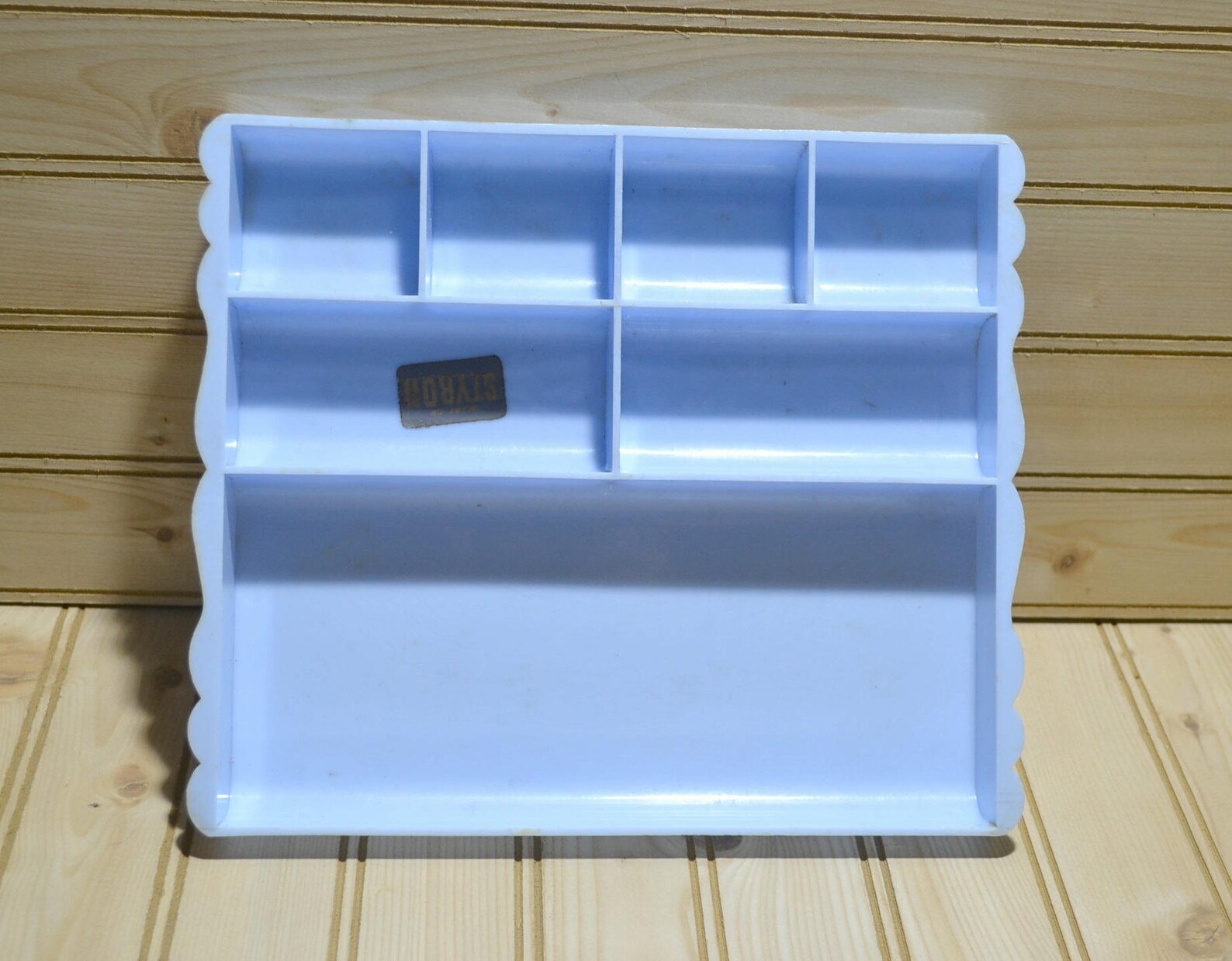 Vintage Plastic Styron Vanity Cosmetic Jewelry Office Bath Desk Tray ...