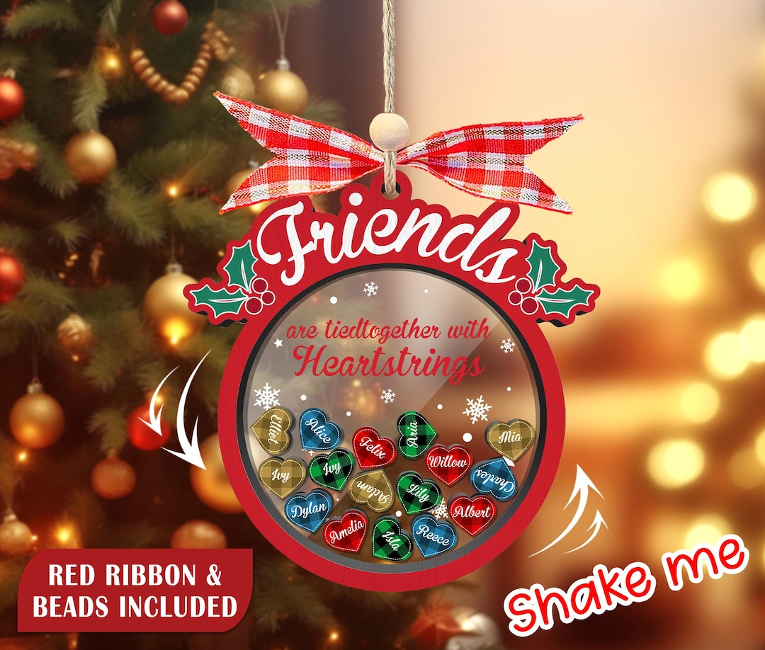 Friends Christmas Gifts, Friends Are Tied Together With Heartstrings ...