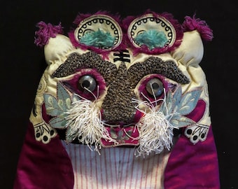 Antique Chinese Embroidered Tiger Hat - Etsy