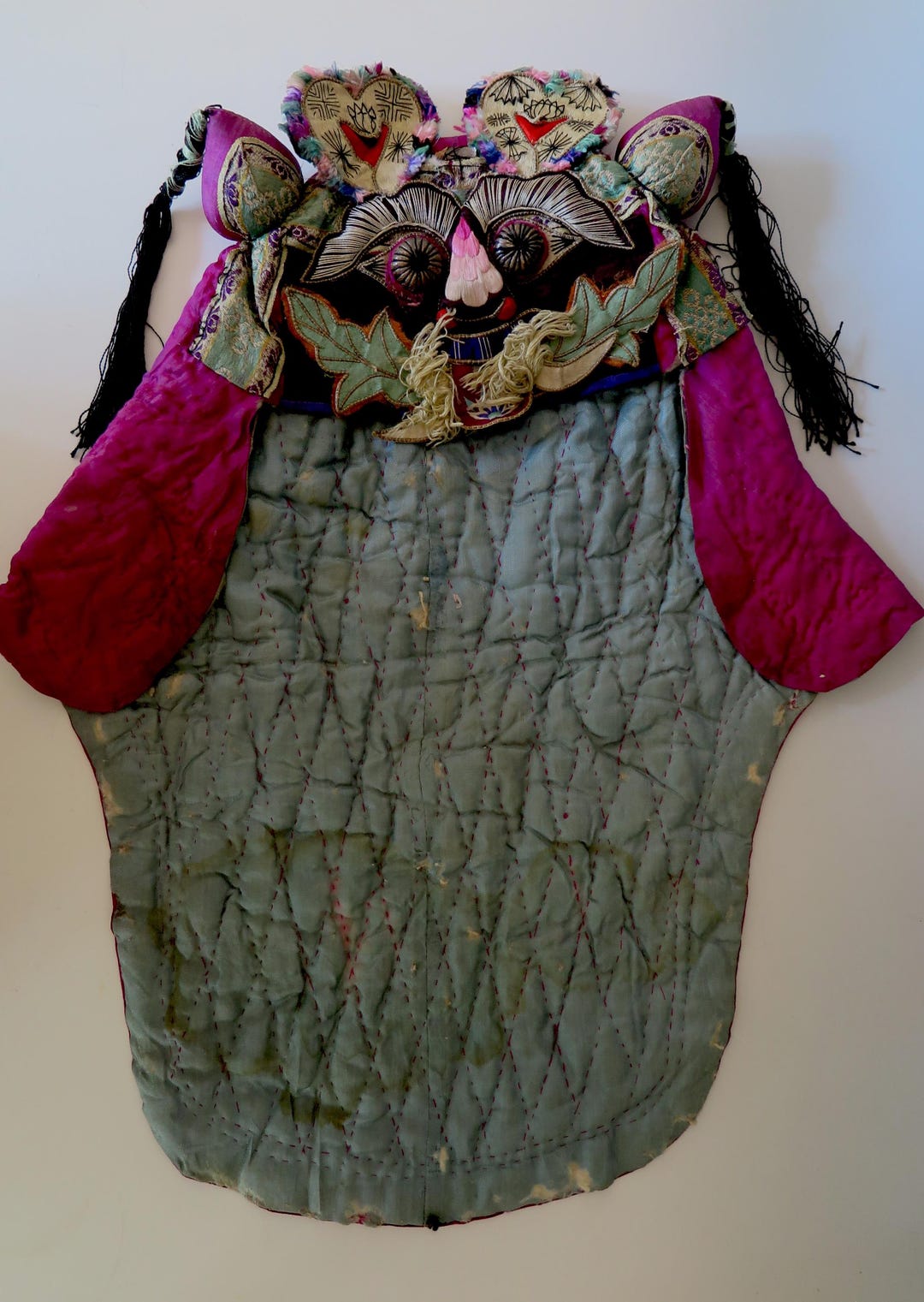 Hand Embroidered Antique Chinese Tiger Hat - Etsy