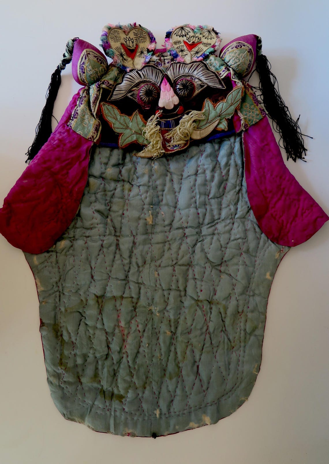 Hand Embroidered Antique Chinese Tiger Hat - Etsy