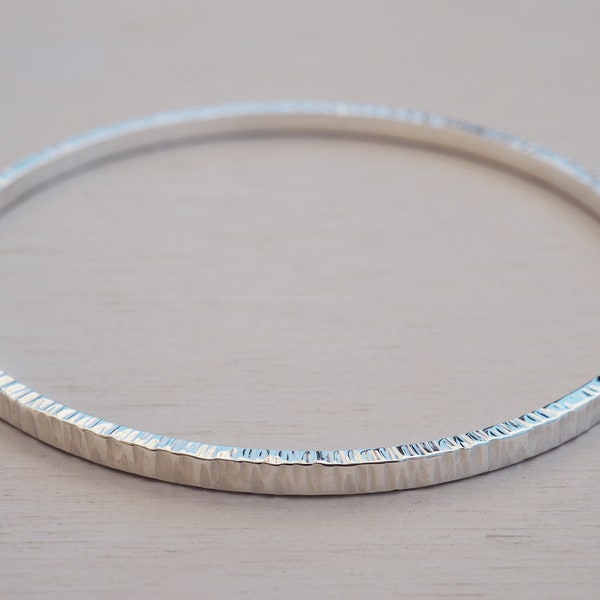 Fair Trade Silver Bangle - Etsy UK