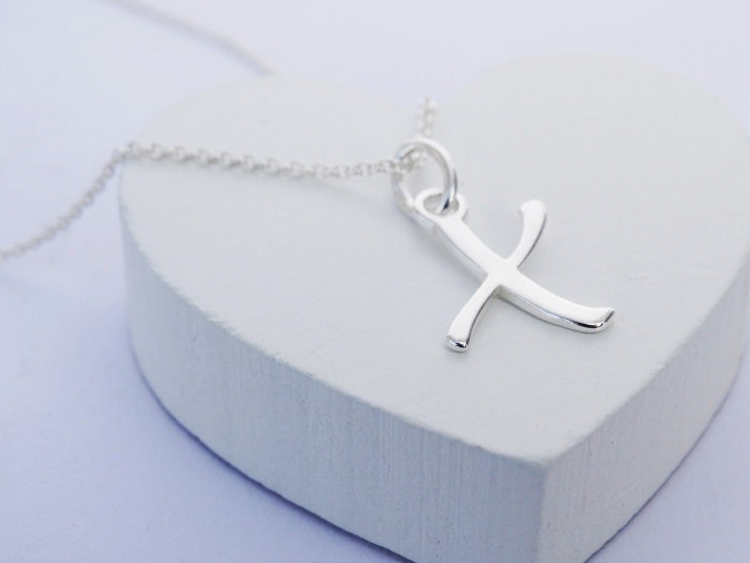 Silver Kiss Necklace - Sterling Silver - Etsy