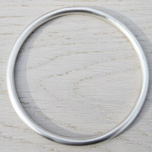 Chunky Solid Silver Bangle, Sterling Silver - Etsy UK