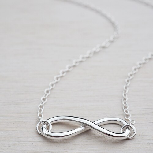 Infinity Symbol Necklace in Sterling Silver Sturdy Infinity - Etsy