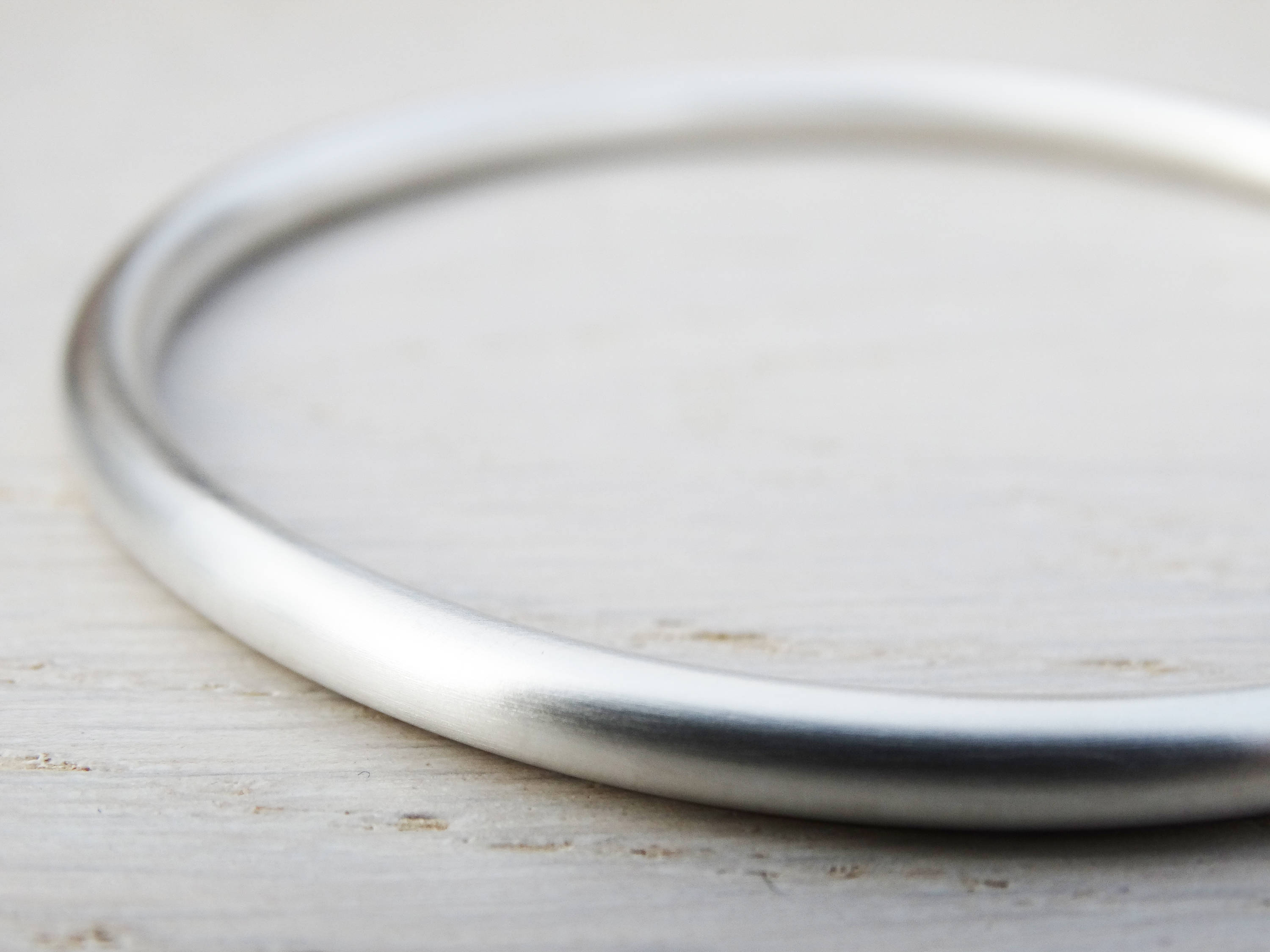 Chunky Solid Silver Bangle Sterling Silver - Etsy UK