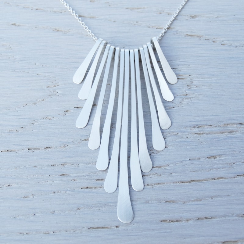 Fringe Necklace - Etsy