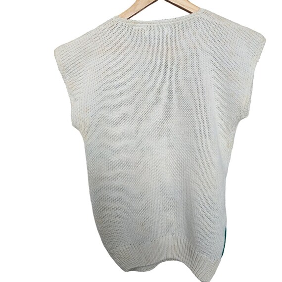 David Strauss 1980s Splash Cup Design Sweater Vest Nw… - Gem