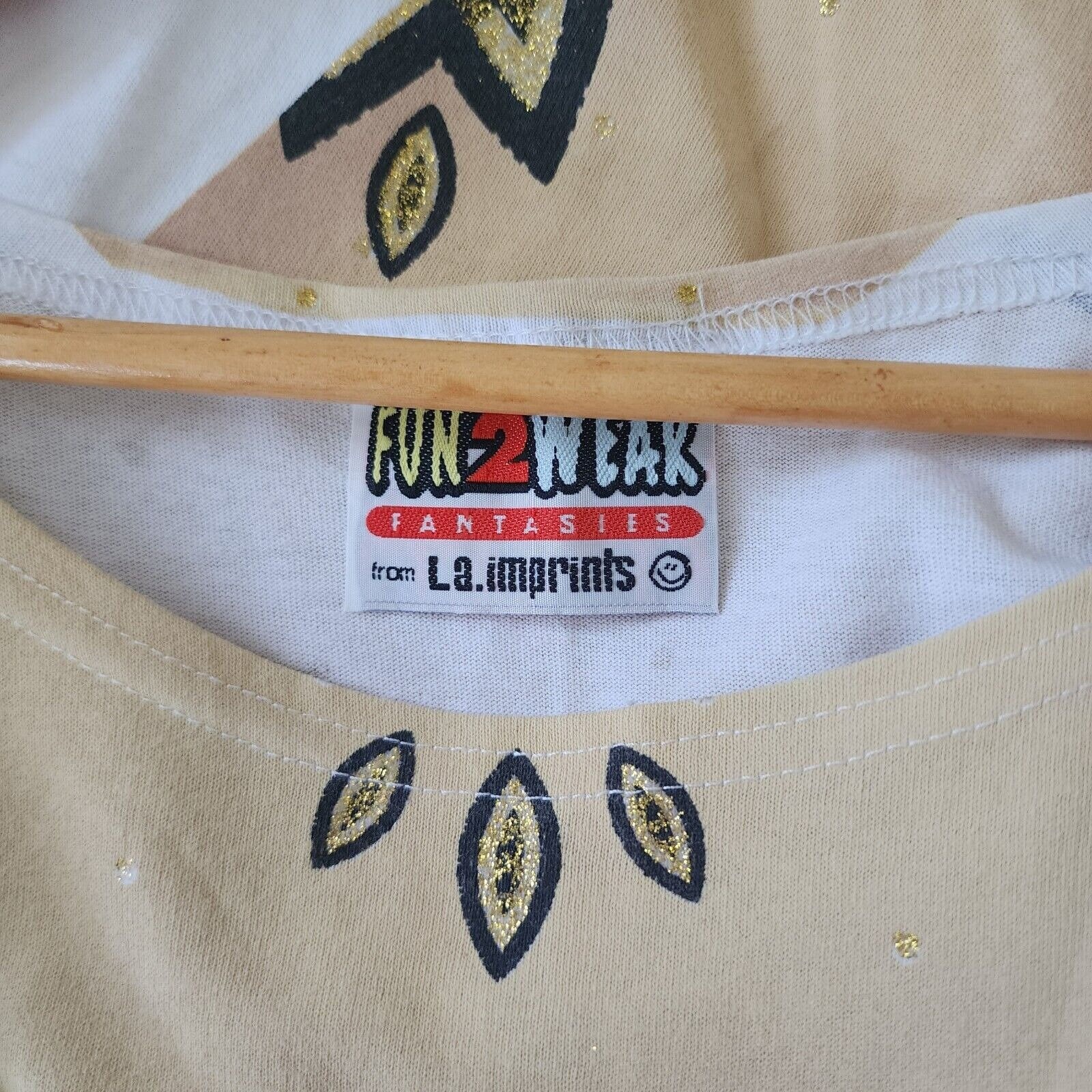 Vintage LA Imprints Fun2wear Womens Body Shirt Oversized Bikini Cover ...