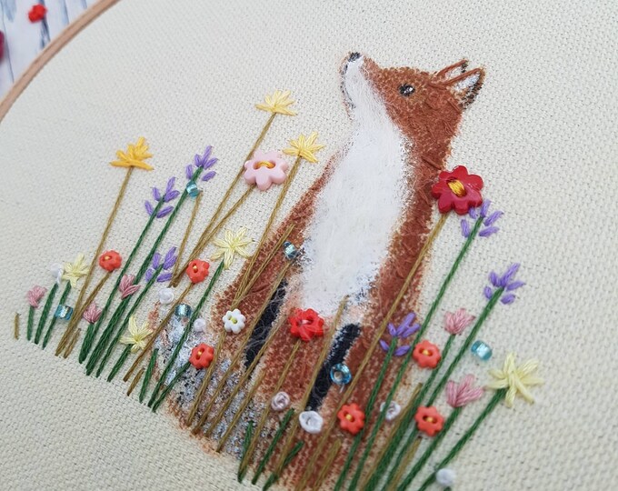 Textile art. Handmade in the UK by BoxRoomBazaar on Etsy