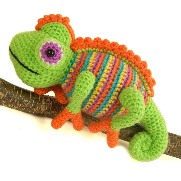 Crochet Chameleon Pattern - Etsy