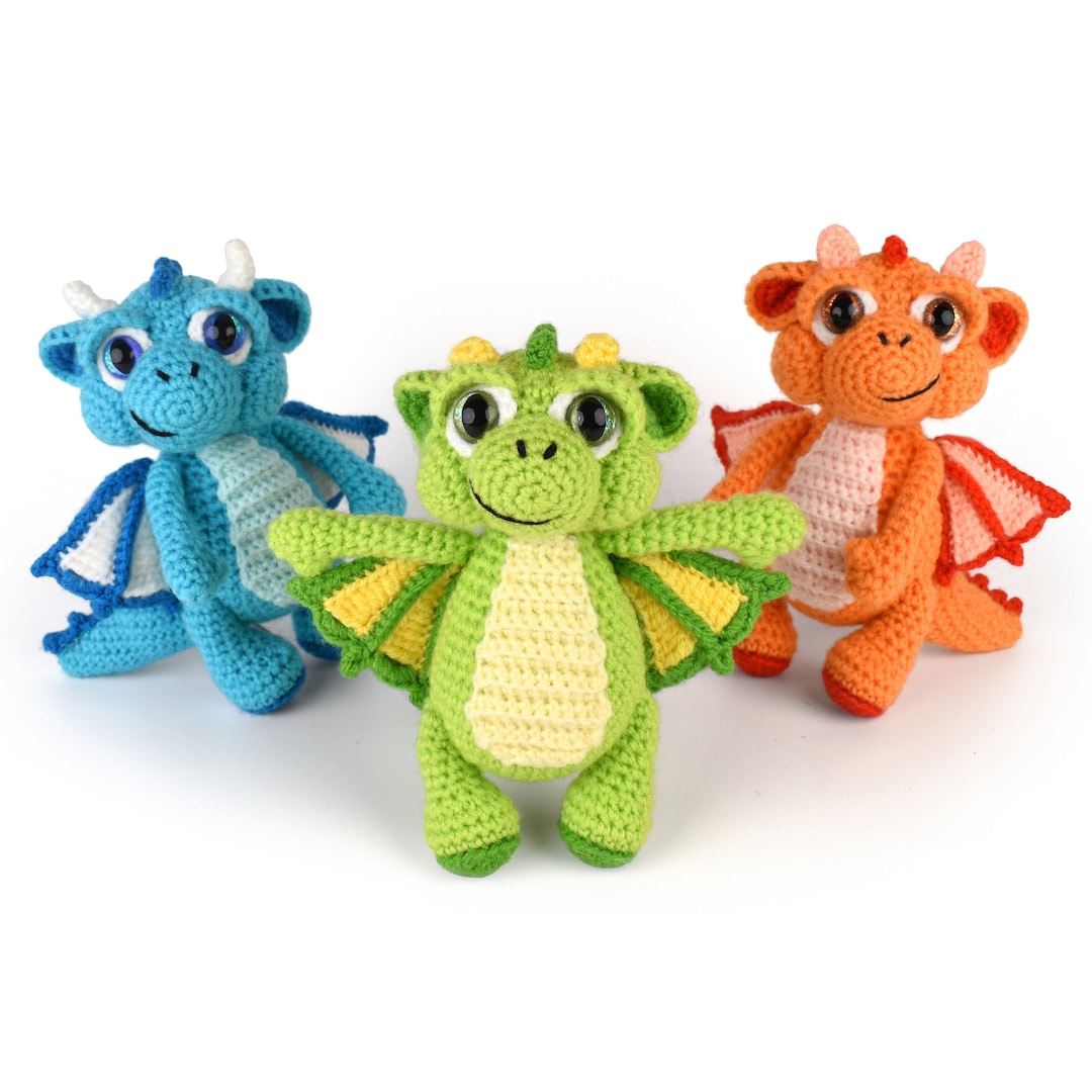Baby Dragons - Amigurumi Crochet Pattern - Etsy