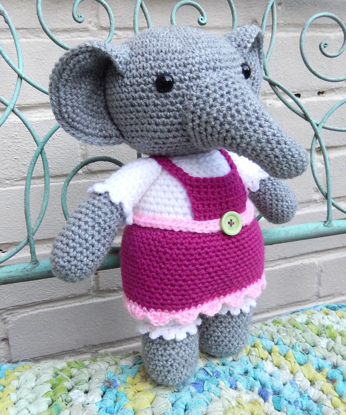 Crochet Pattern - Eleanor and Elijah Elephant - Amigurumi - Etsy