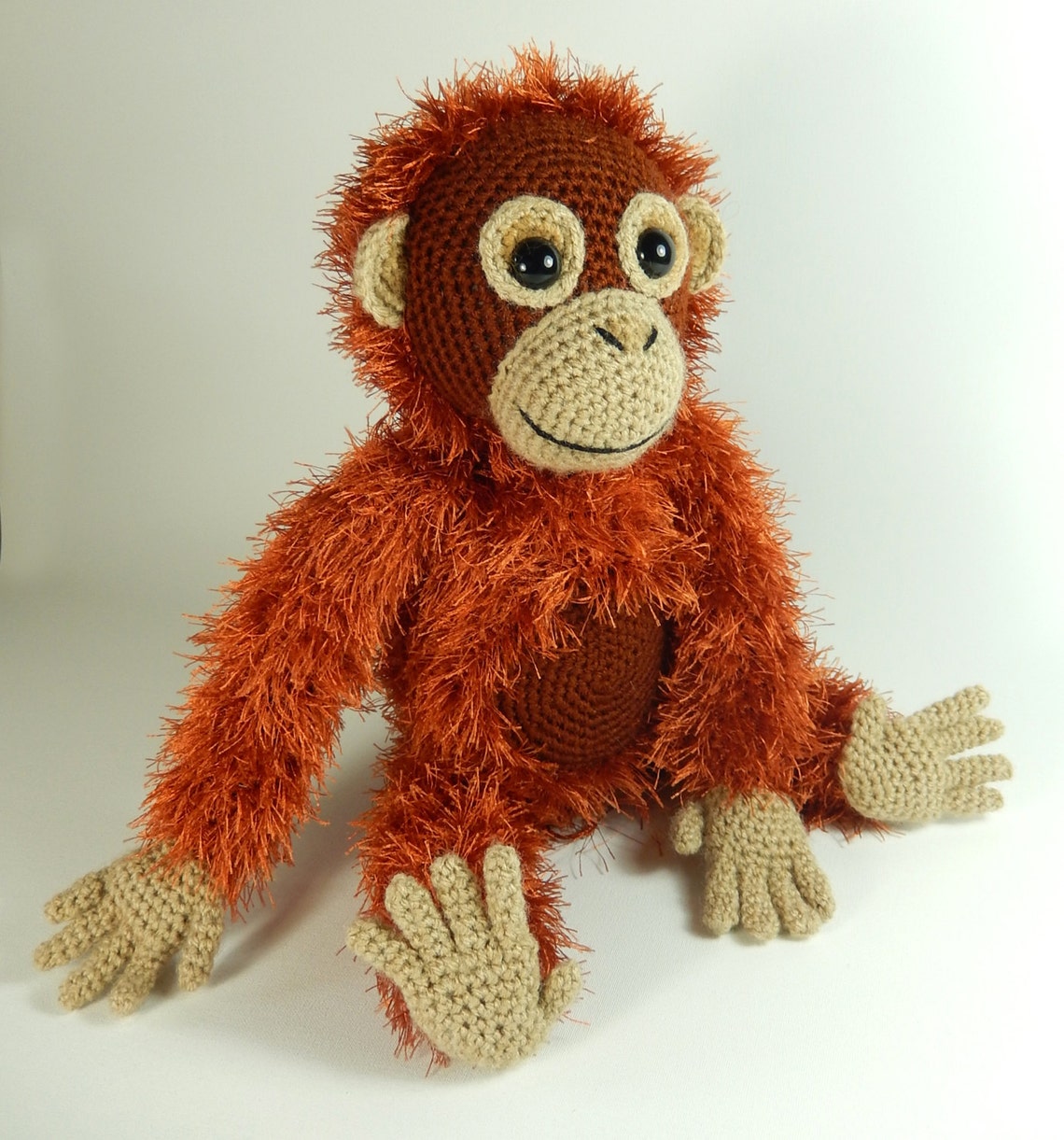 Orwell the Orangutan Amigurumi Crochet Pattern | Etsy Canada
