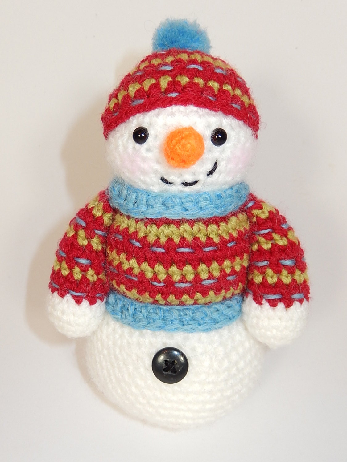 Frosty Freezy and Fred Snowman Amigurumi Crochet Pattern | Etsy UK