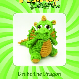 Drake the Dragon Amigurumi Crochet Pattern - Etsy Canada