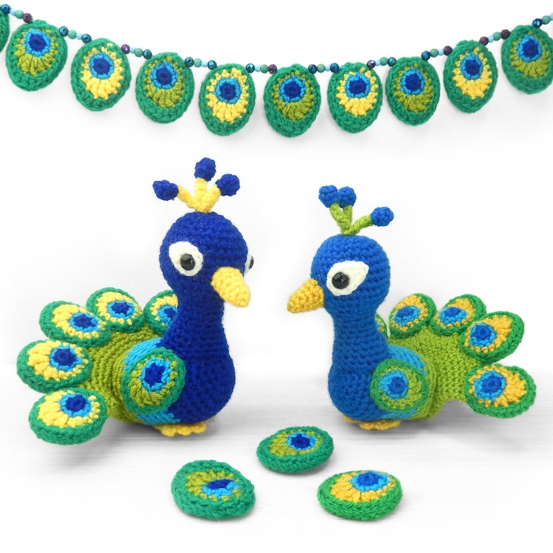 Crochet Peacock - Etsy
