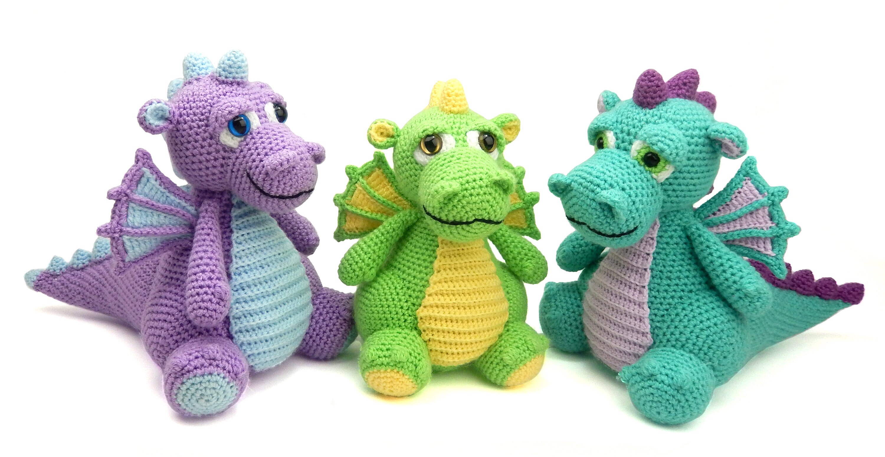 Drake the Dragon Amigurumi Crochet Pattern | Etsy Canada
