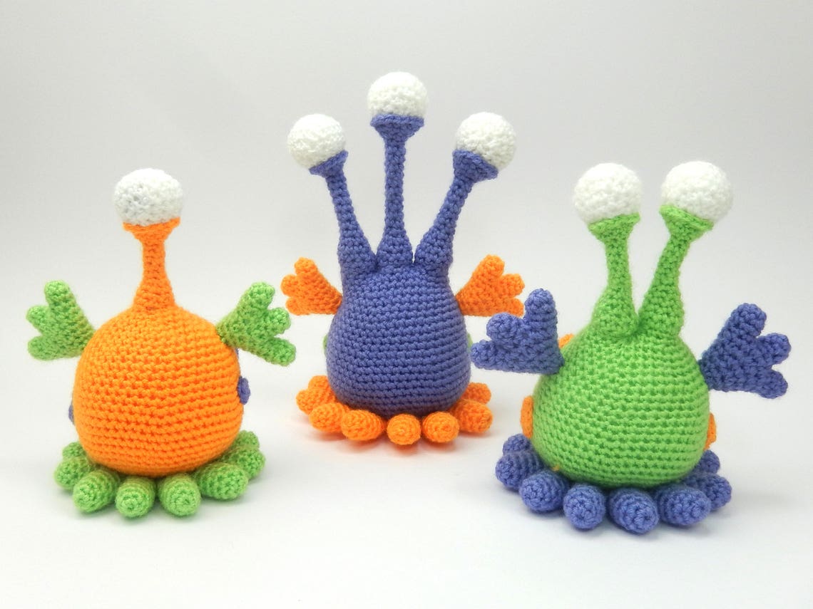 Spotty Dotty and Lotty Monsters Amigurumi Crochet Pattern - Etsy Canada