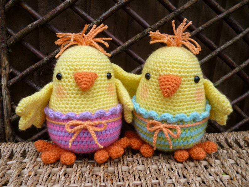 Crochet Pattern - Chelsea and Charlie Chick, Easter Spring Chicks ...