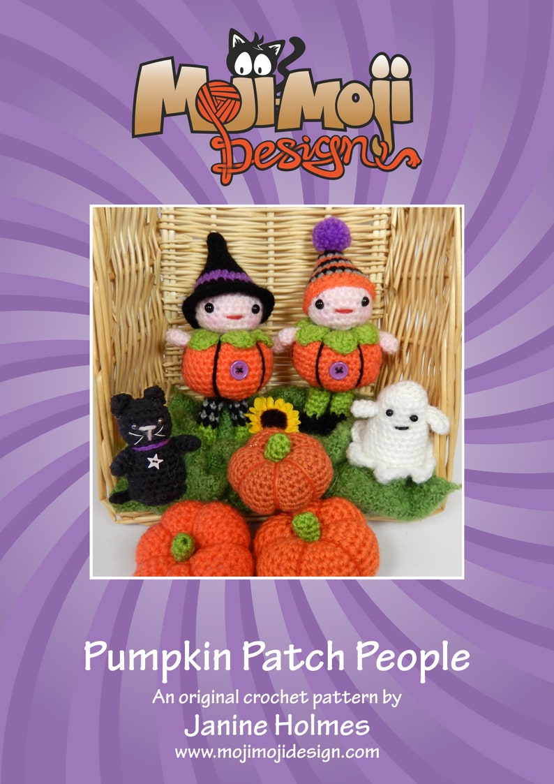 Pumpkin Patch People Halloween Dolls GhostCat Amigurumi | Etsy
